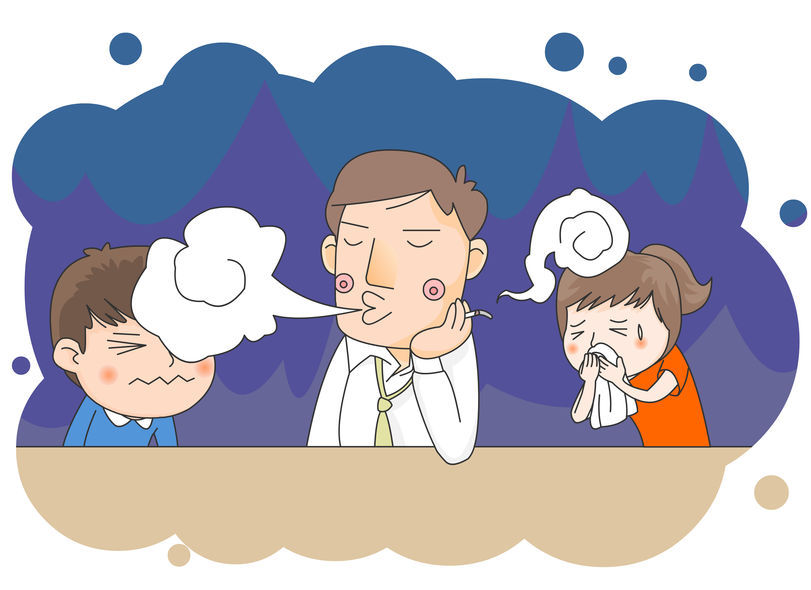 Kids Smoking Clipart